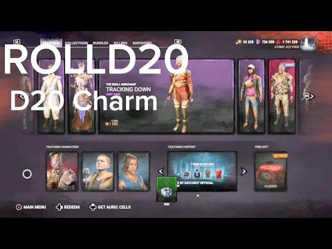 DBD Free Code D20 Charm "ROLLD20 - YouTube