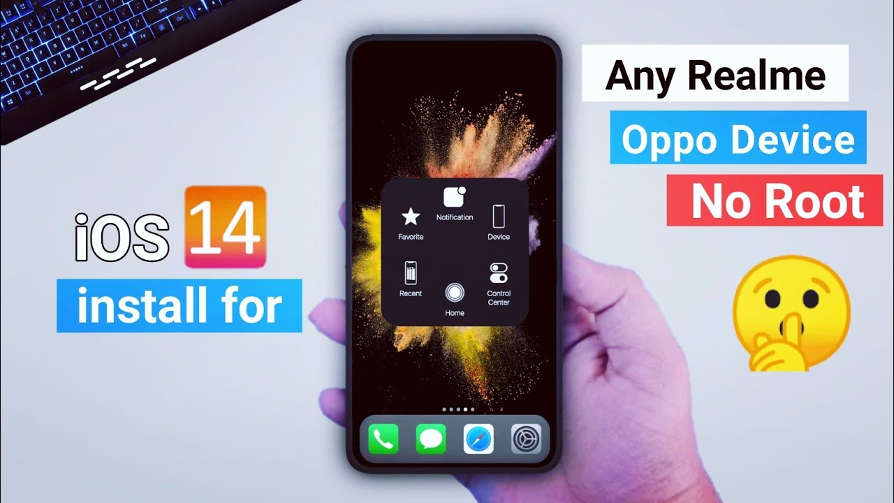 install ios 14 on any realme & oppo device no root 2020 - YouTube