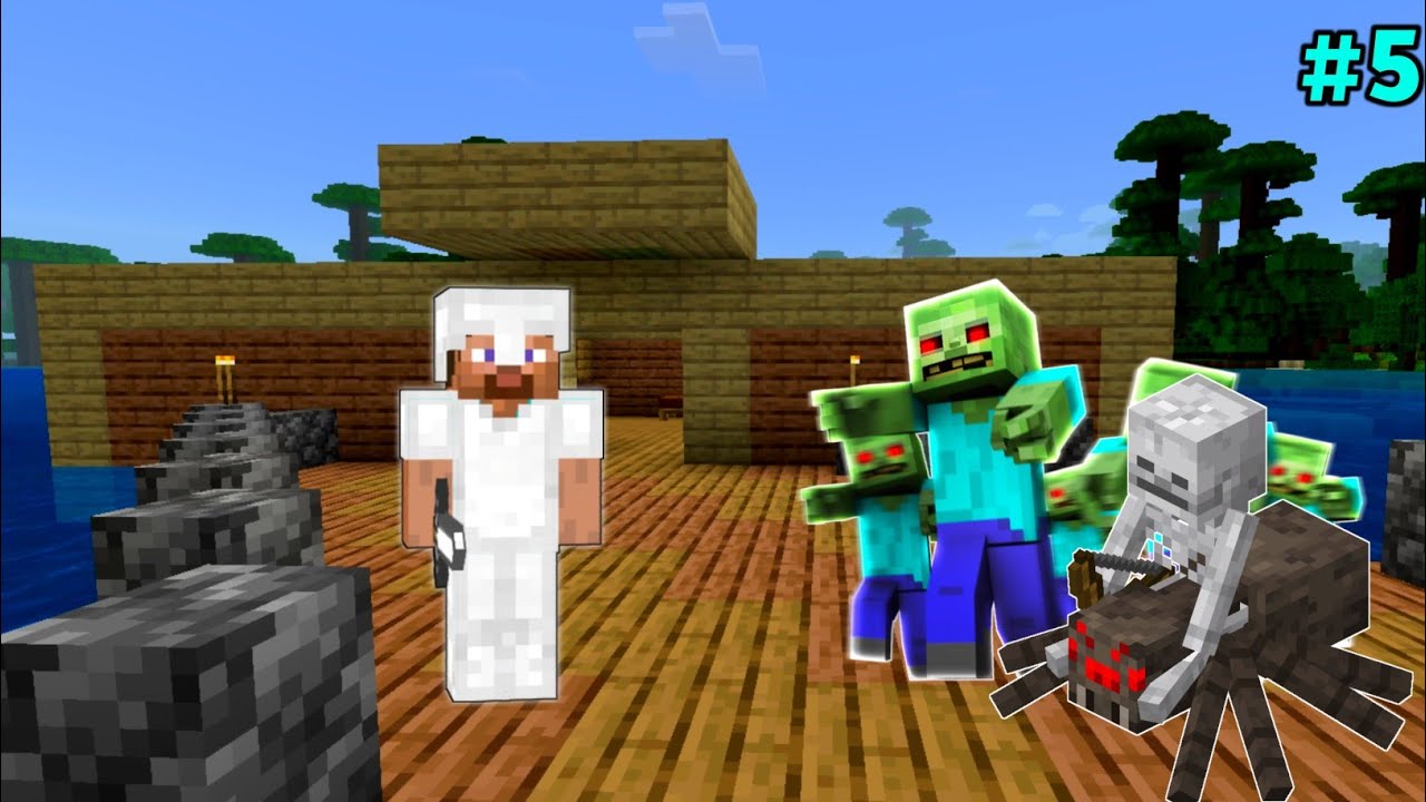 I FIGHT WITH ZOMBIE | MINECRAFT GAMEPLAY #5 - YouTube