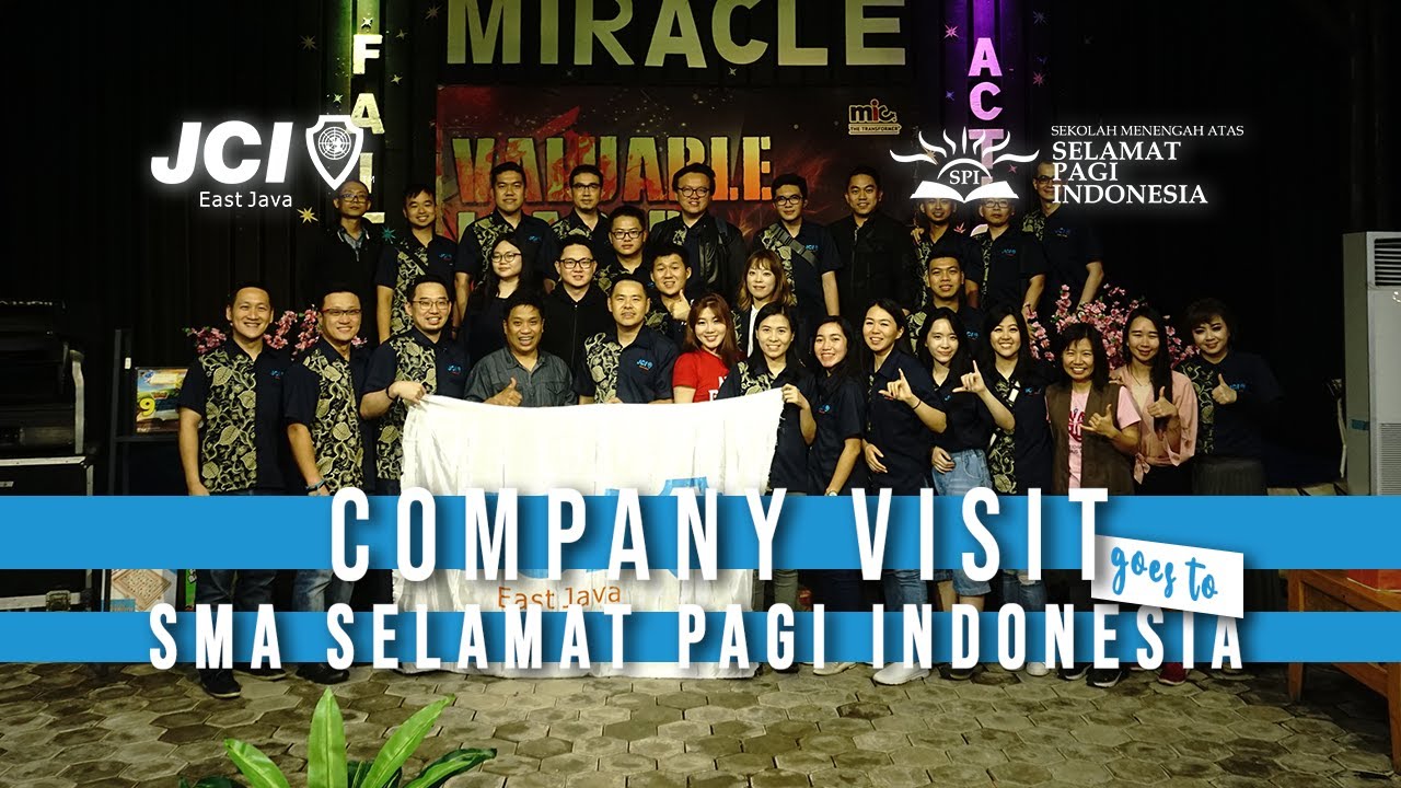 JCI East Java Berkunjung ke SMA Selamat Pagi Indonesia - YouTube