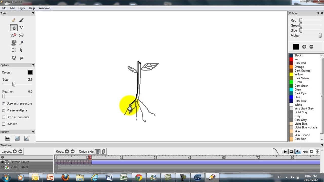 Animación 2D exportable a flash con Pencil 0.4 Quinto año EGB - YouTube