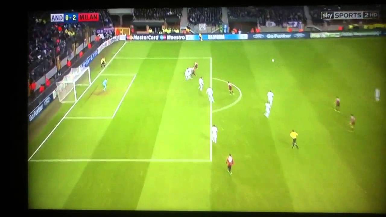 Mexes goal champions league vs anderlecht - YouTube