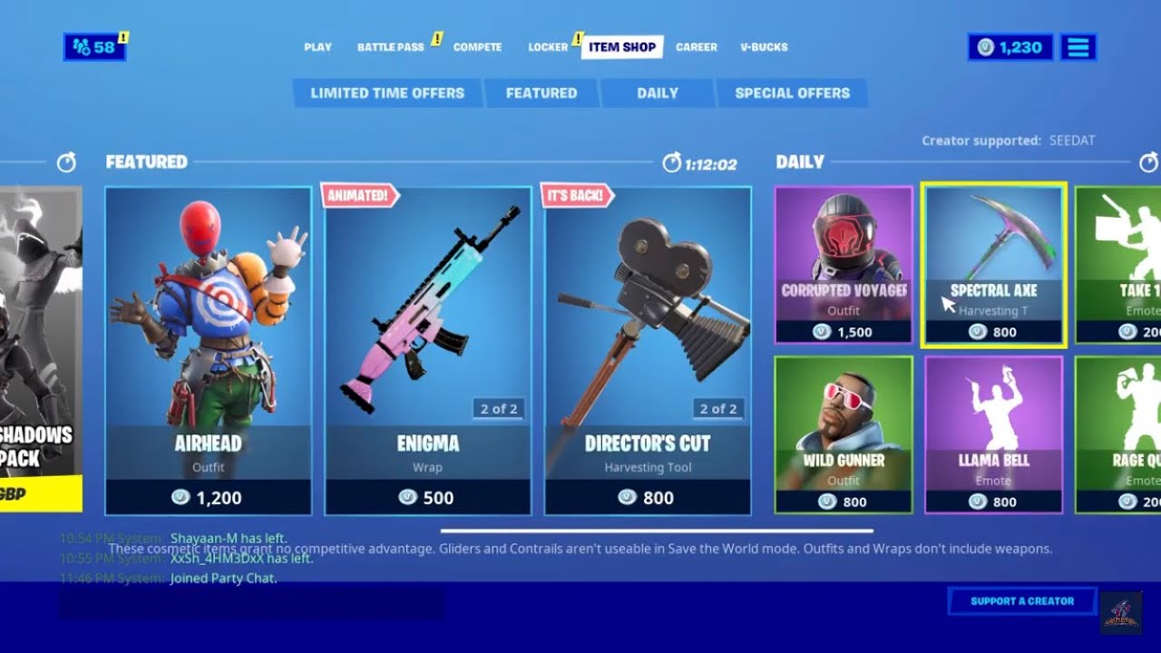 *NEW* ITEM SHOP LIVE JULY 11 NEW SKINS (Fortnite Battle Royale) ITEM ...