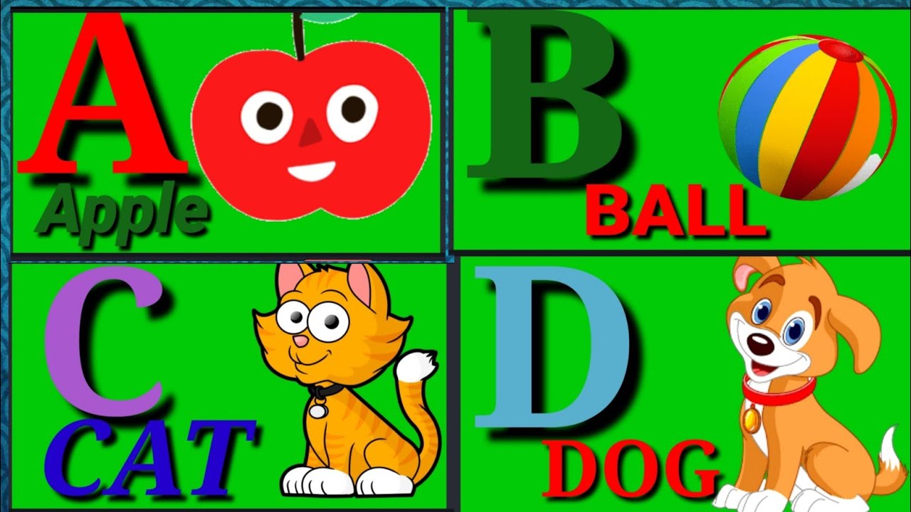 abcd, alphabet meaning learning kids,abcd alphabet kids learning video ...