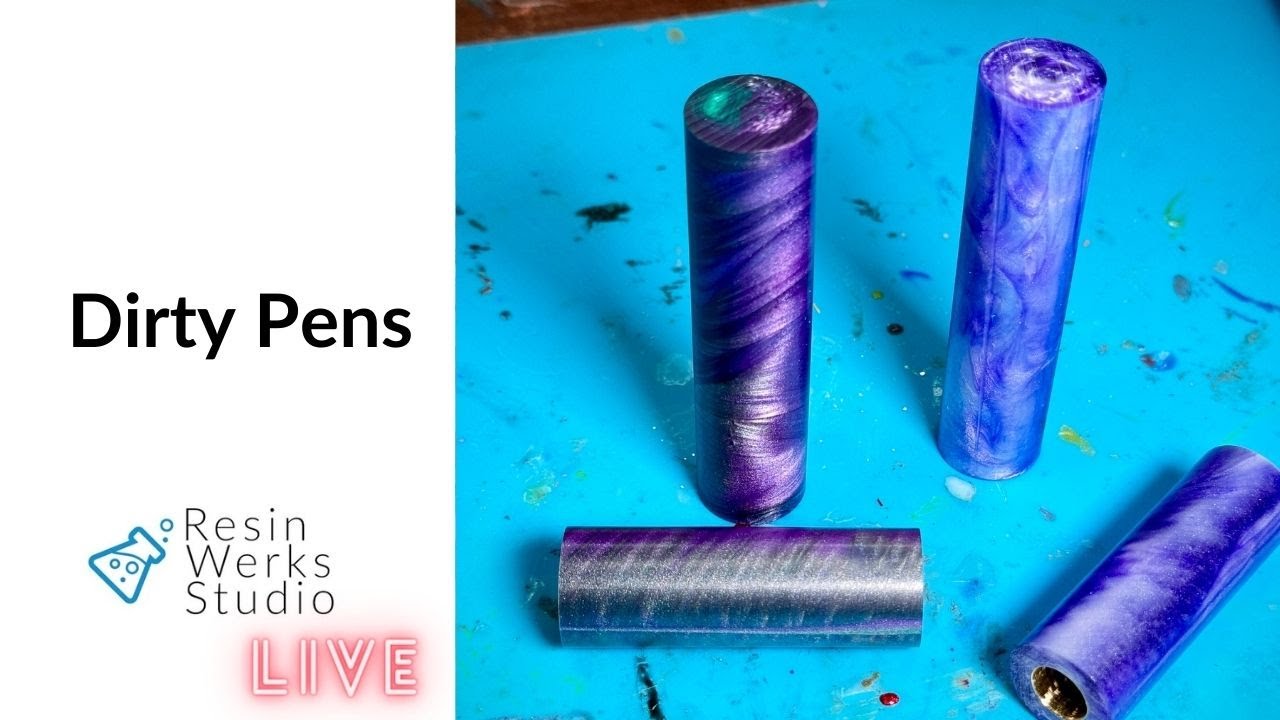 🔴Replay: Dirty Pour Pen Turning - More Mica! Episode 283 - YouTube