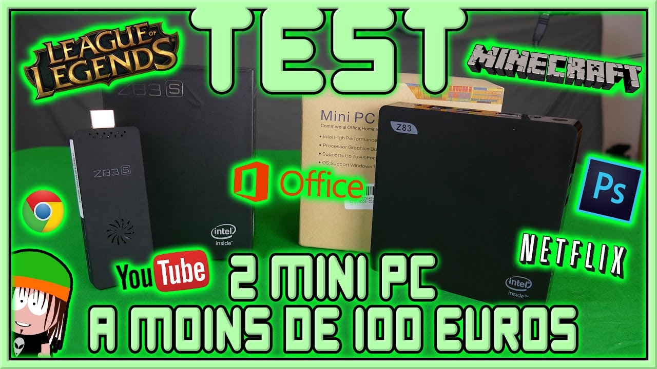 2 MINI PC POUR MOINS DE 100 EUROS !!! - [ Z83S / Z83II ] - YouTube