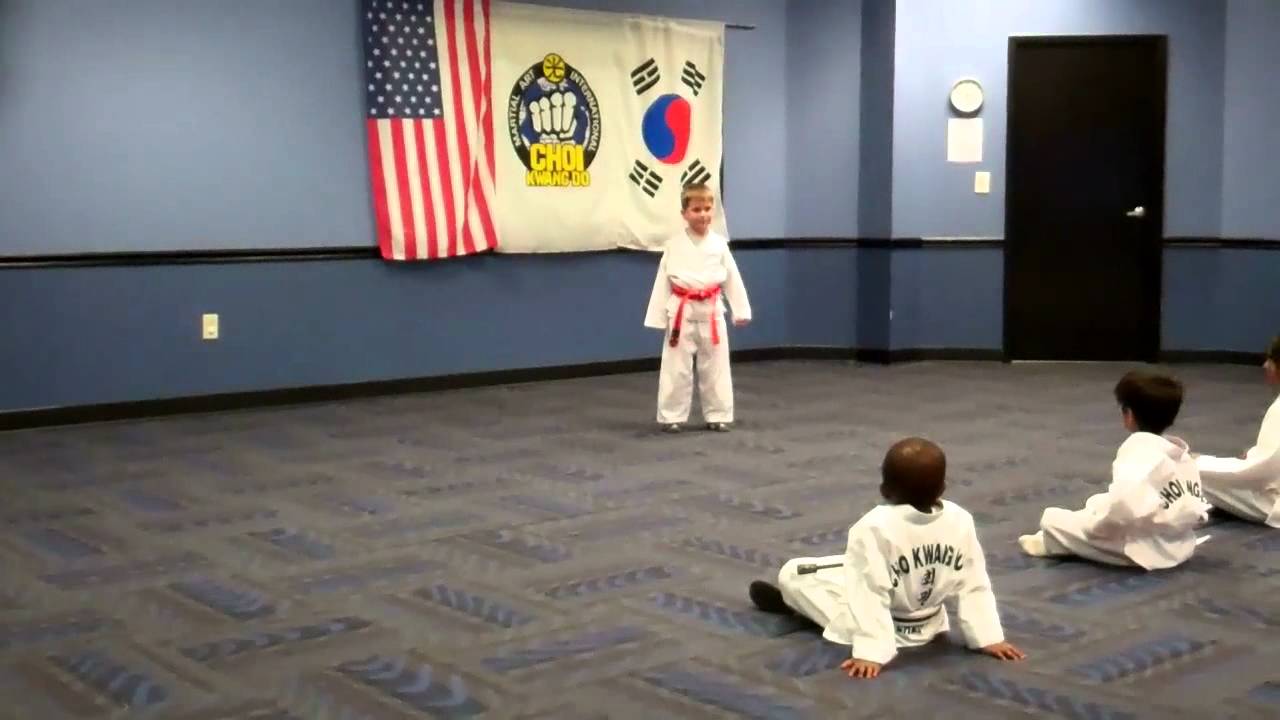 Choi Kwang Do belt test - march 2012 - YouTube