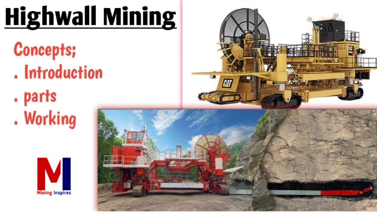 Highwall Mining Method - YouTube