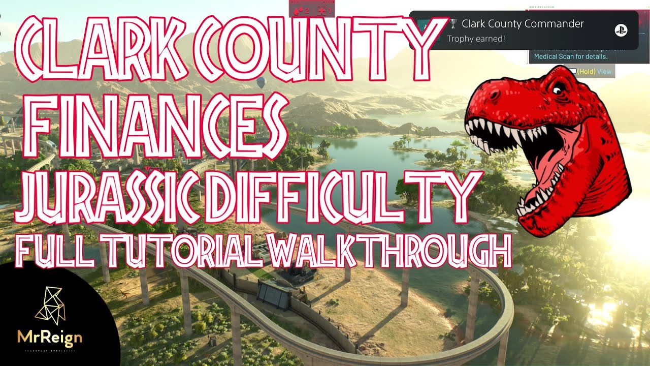 Jurassic World Evolution 3 Jurassic Difficulty Challenge Clark County ...