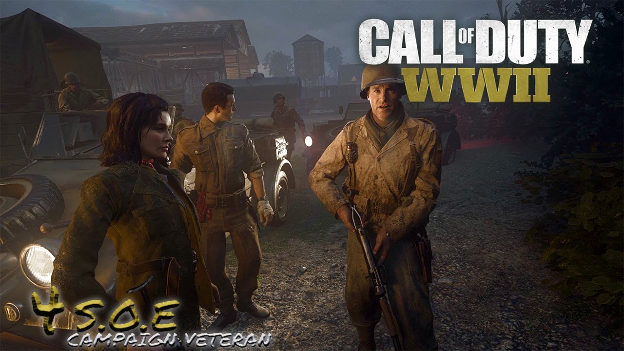 Call of Duty World War II: S.O.E Veteran Gameplay - YouTube
