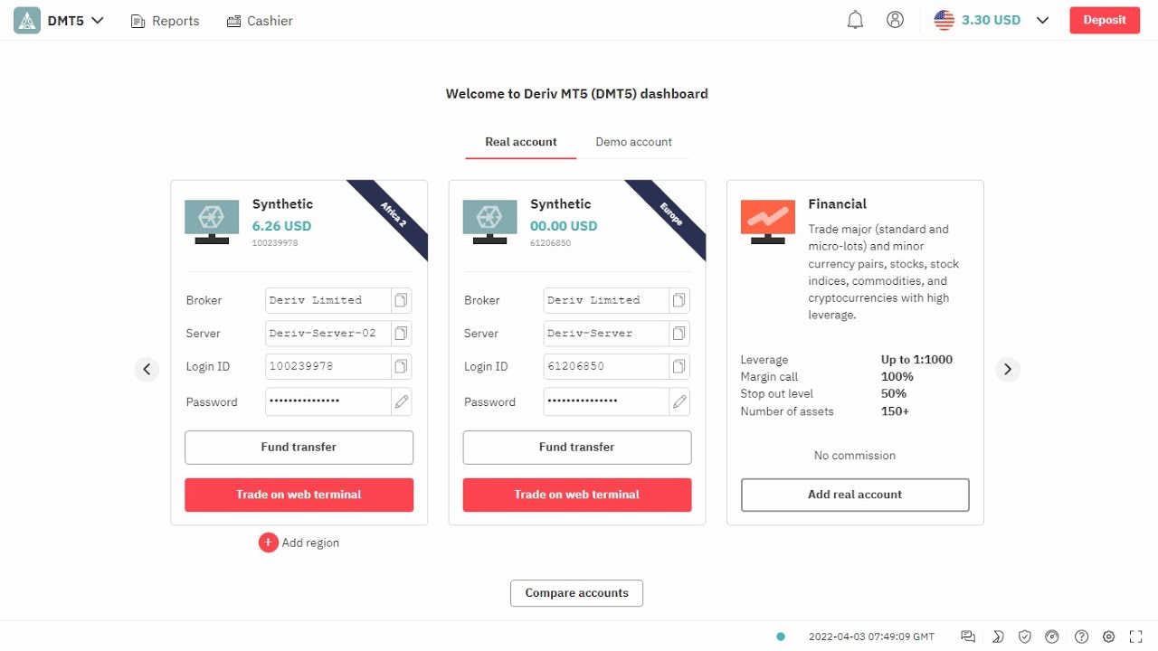 How to create multiple Deriv Trading accounts without creating a new ...