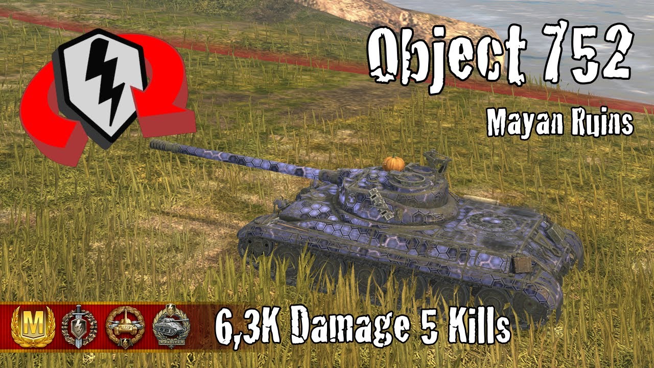 Object 752 | 6,3K Damage 5 Kills | WoT Blitz Replays - YouTube