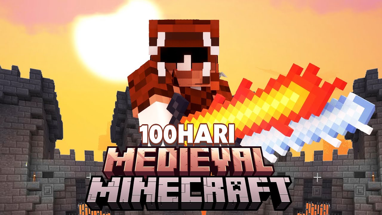 100 Hari di DUNIA MEDIEVAL di Minecraft - YouTube