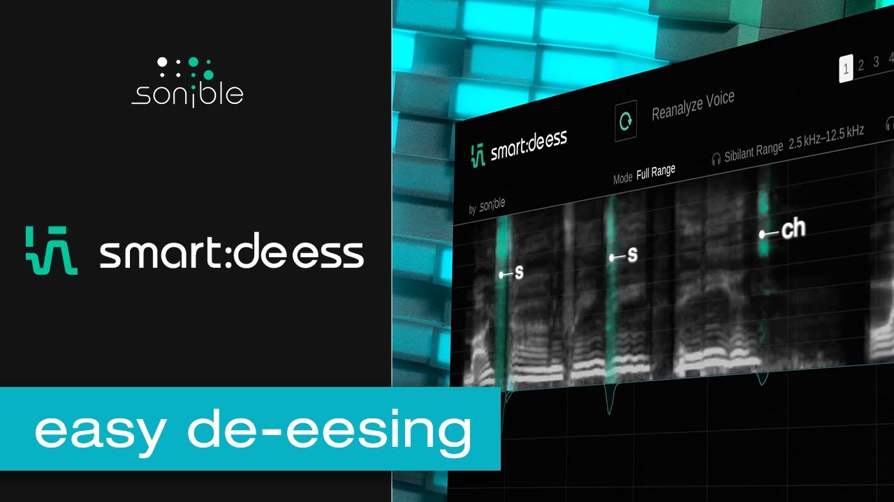 smart:deess‘ main features | sonible - YouTube