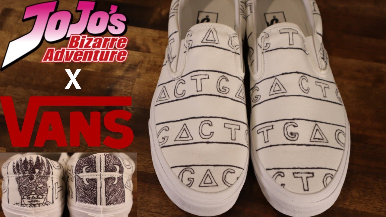 Custom Sharpie Vans | Jojo Stone Ocean (Whitesnake/Pucci) - YouTube