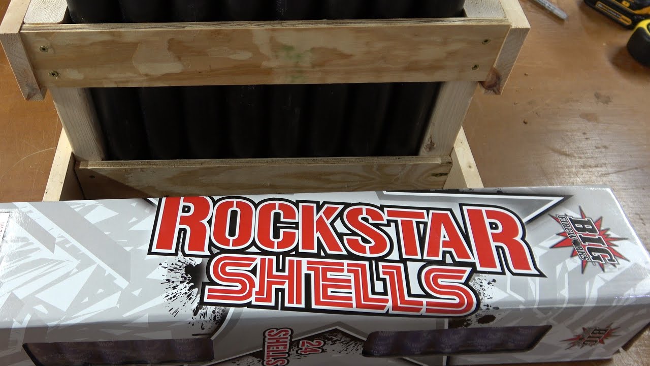 Rockstar Shells by Big 1.5" cannister shells that look great!! - YouTube