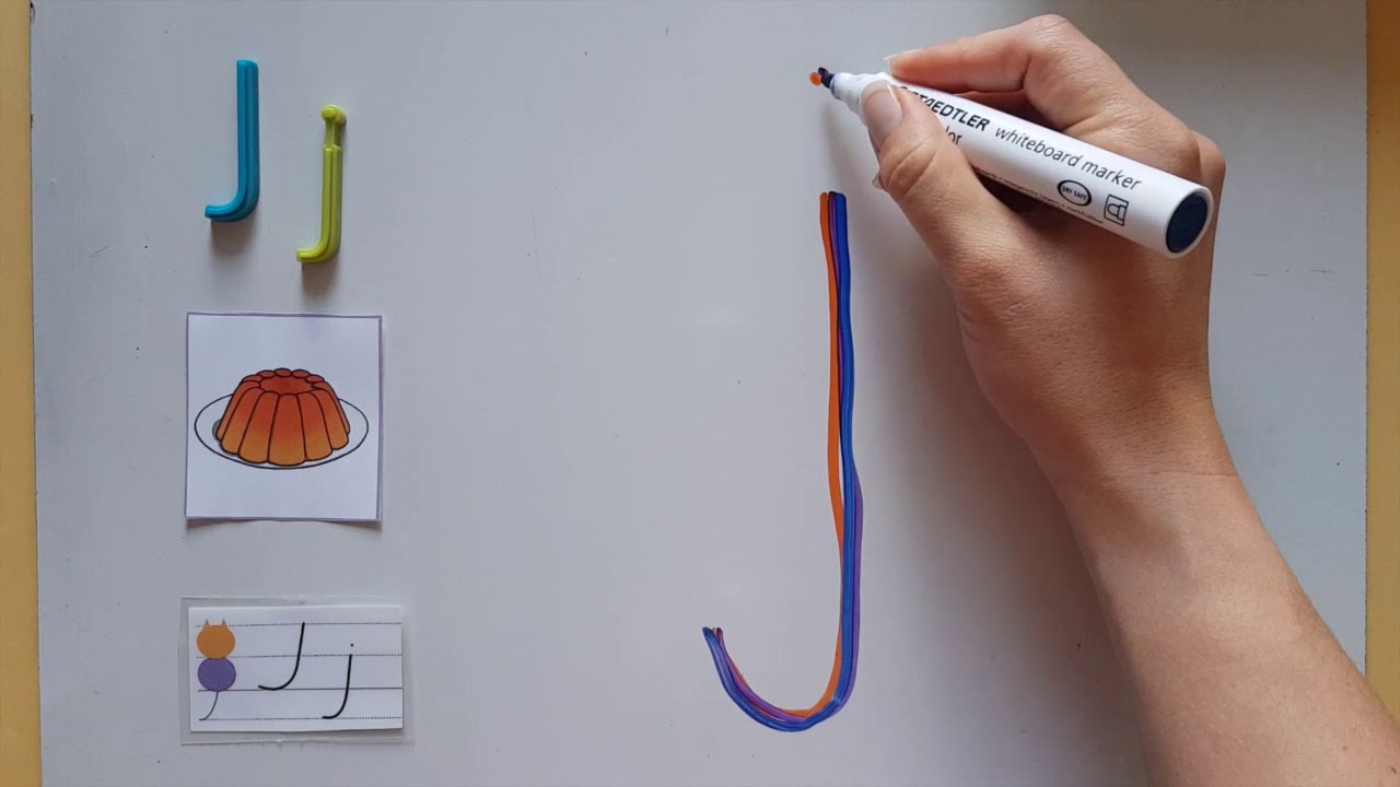 Lowercase letter j - YouTube