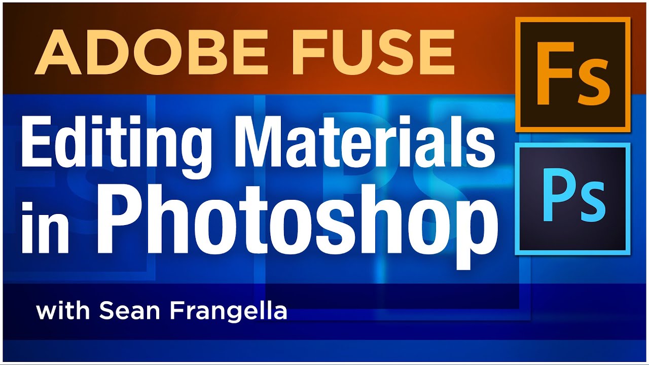 Adobe Fuse CC Tutorial - Edit Materials in Photoshop for 3D Characters ...