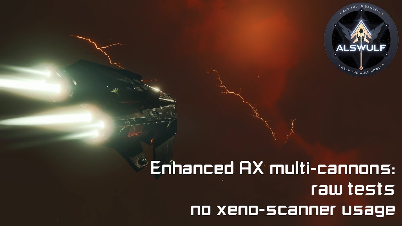 Elite Dangerous Odyssey | Enhanced AX multi-cannons [raw tests] - YouTube