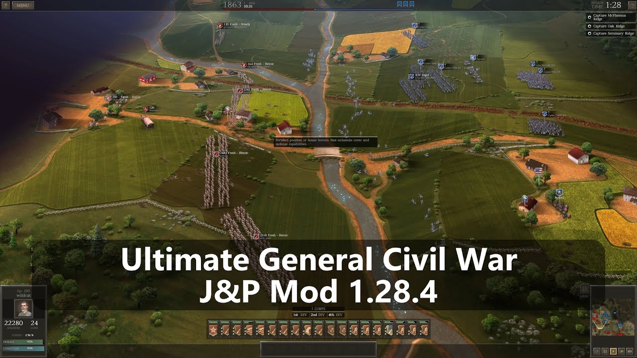 Ultimate General: Ep. 29 Battle of Gettysburg! - YouTube