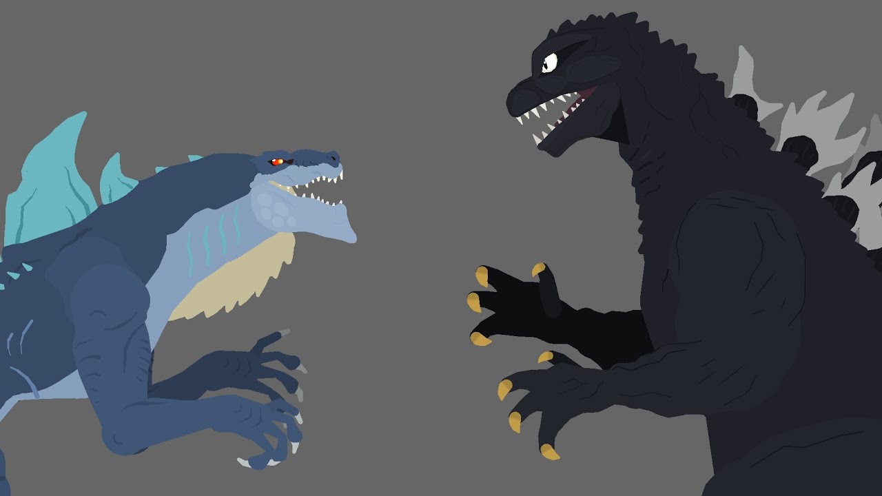 Zilla Jr Vs Godzilla in Hell Epic Battle Kaiju Animation - YouTube