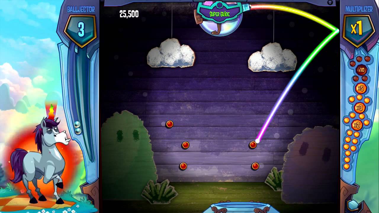Xbox One - Peggle 2 - Peggle Institute - Trial 6 - Wall Off - YouTube