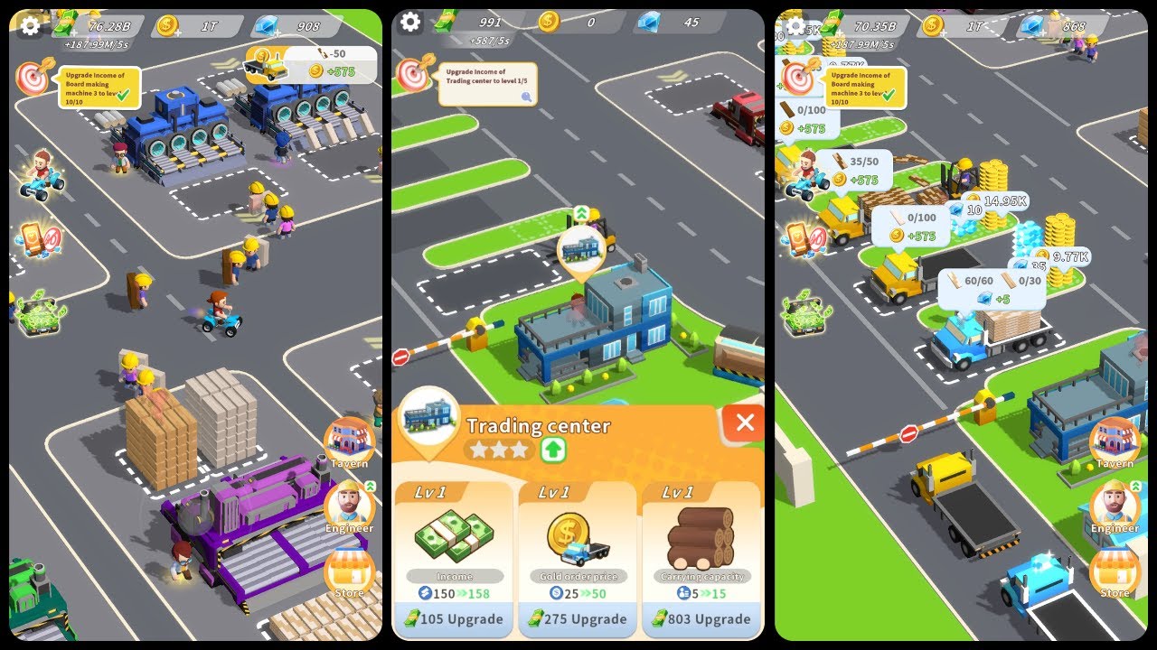 Wood Manager Gameplay Android - YouTube