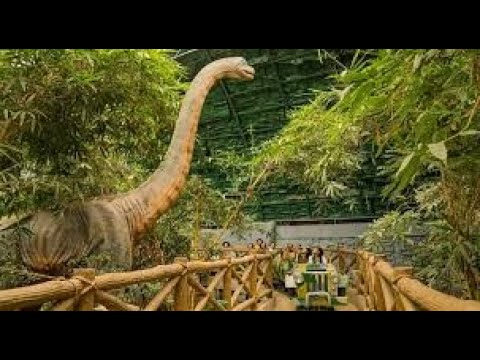 Jurassic world train ride | Jollywood Studios and Adventures - YouTube