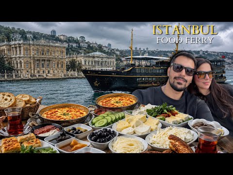 Istanbul Street Food Ferry Tour On Bosphorus, Turkey - Ep 05