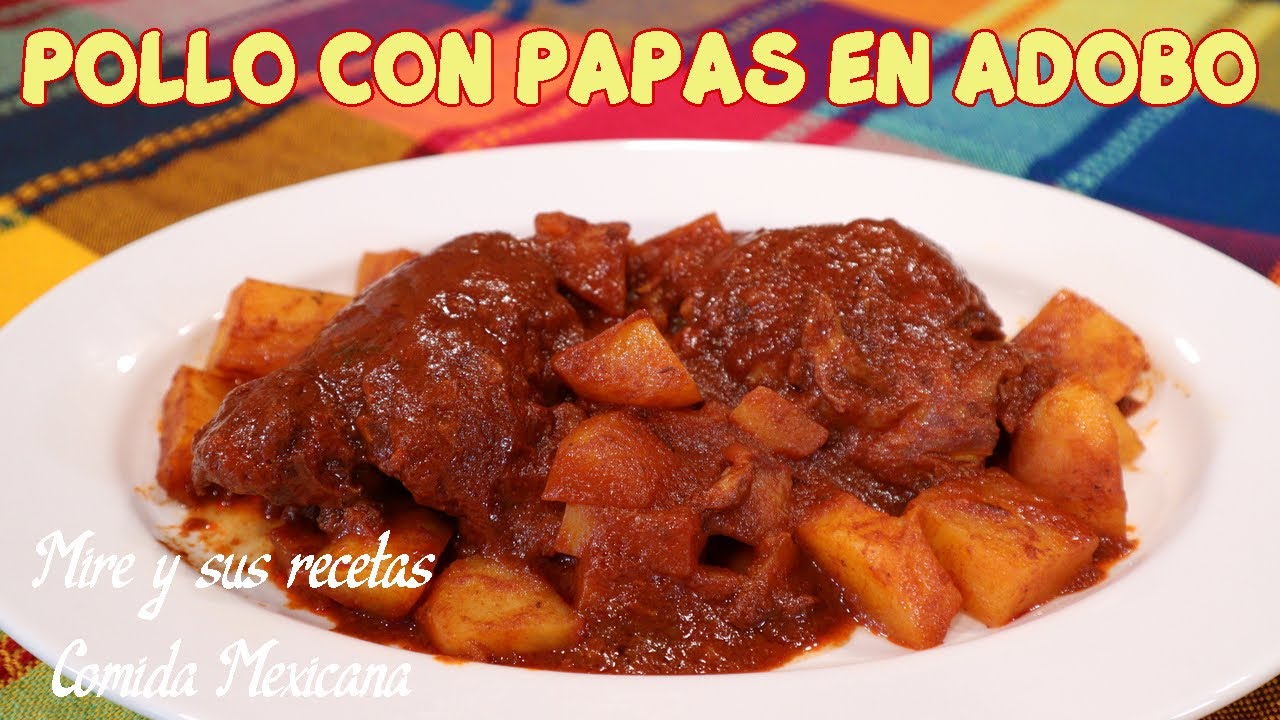 Pollo con Papas en Adobo! Receta Rica Economica y Rendidora - YouTube