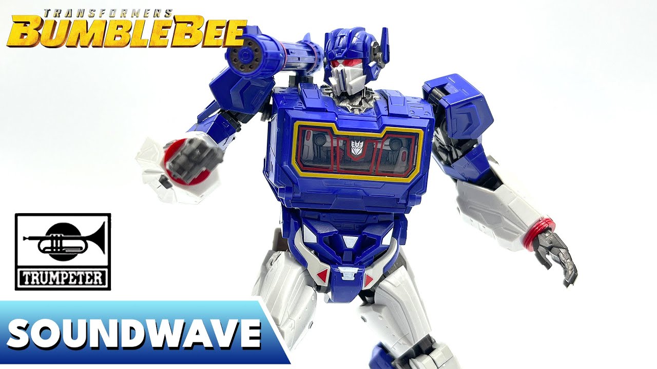 SOUNDWAVE Trumpeter SK05 Bumblebee Movie - Review BR - YouTube