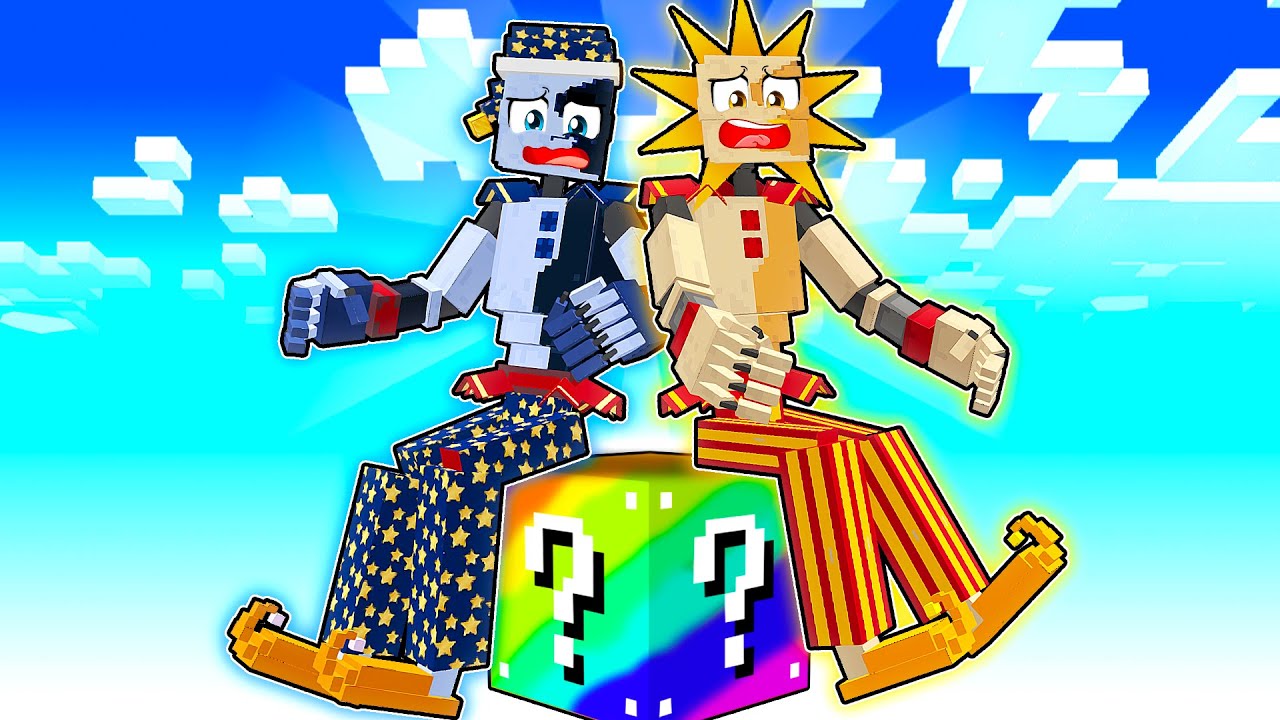 Sun and Moon On ONE BLOCK in MINECRAFT! - YouTube