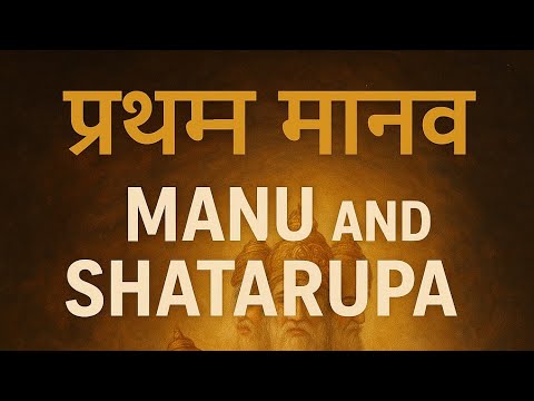 सृष्टि का आरंभ | Story of First Humans Manu & Shatrupa |Matsya Avatar # ...