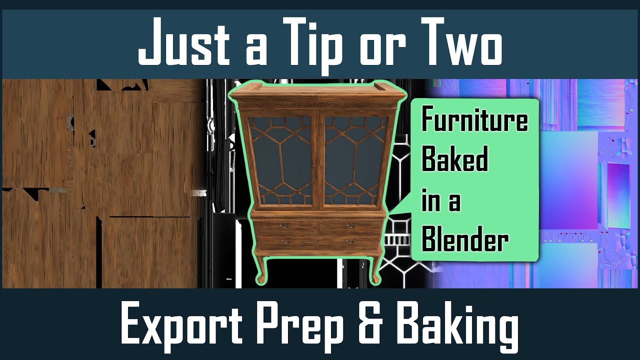 Export Prep & Baking - A Blender Tip or Two - YouTube