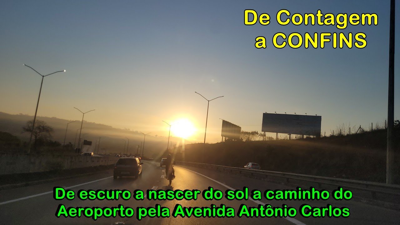 Para AEROPORTO de CONFINS: Da TAMBASA, CEASA/Contagem, BR040, Anel ...