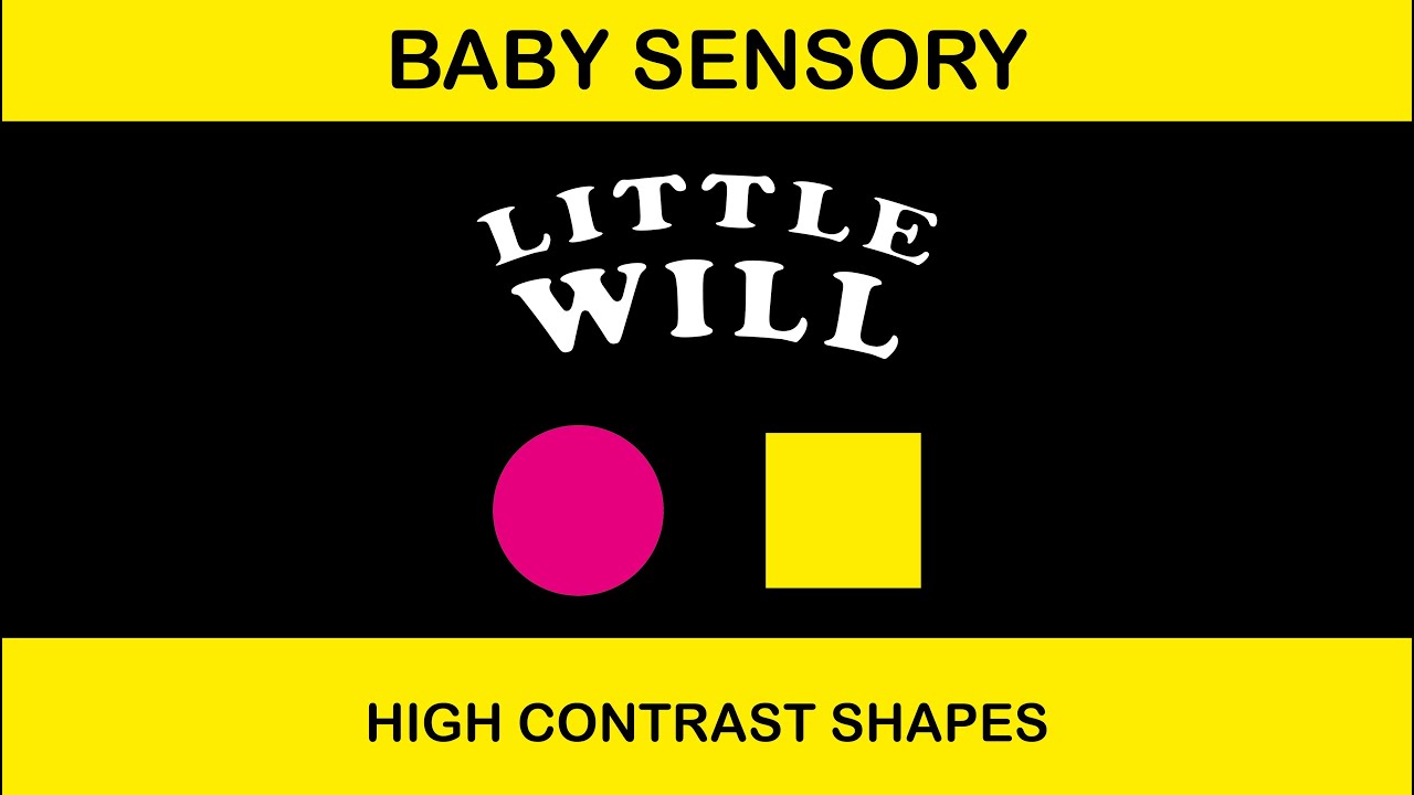 BABY SENSORY | High Contrast Shapes| Music and video for babies. To ...