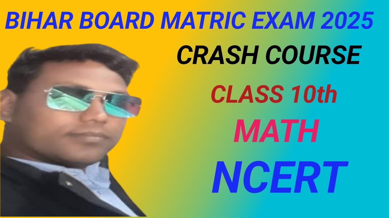 Class 10th math crash course 2024 ready so watch fast and everything ...
