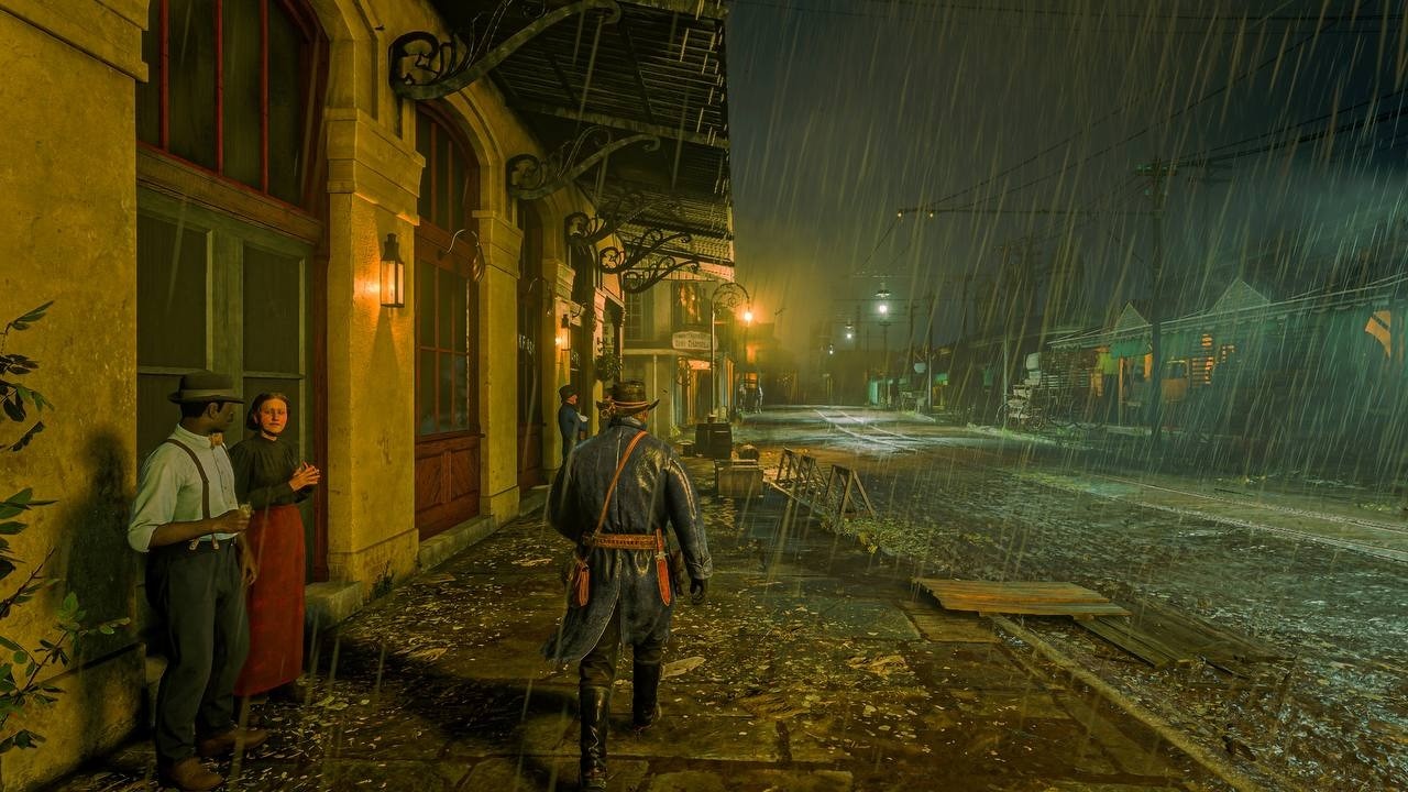 Walking Alone in the Rainy Night – RDR2 Ambience - YouTube