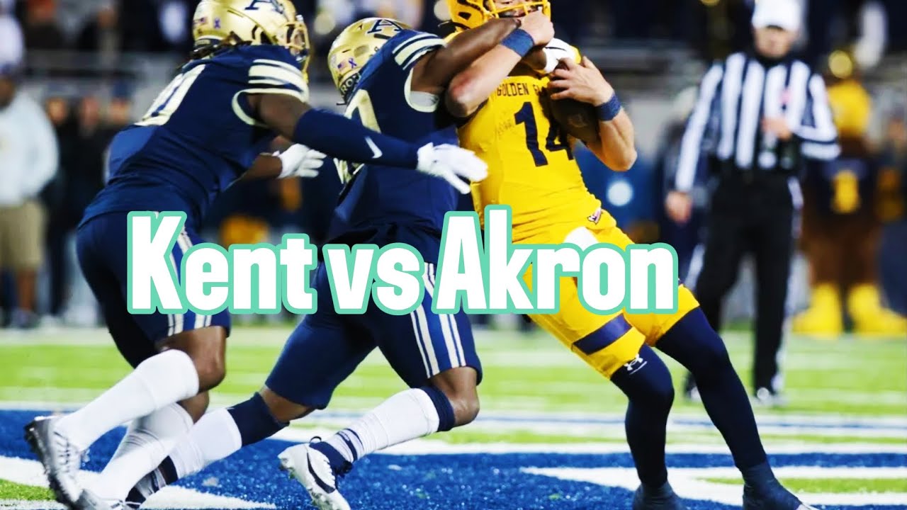 Kent State vs Akron Highlights | week 10 College Football Highlights ...