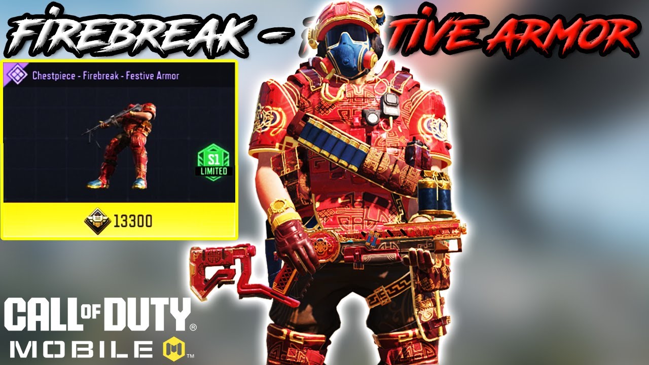 *FREE* FIREBREAK FESTIVE ARMOR CHARACTER GAMEPLAY COD MOBILE | CLAN ...