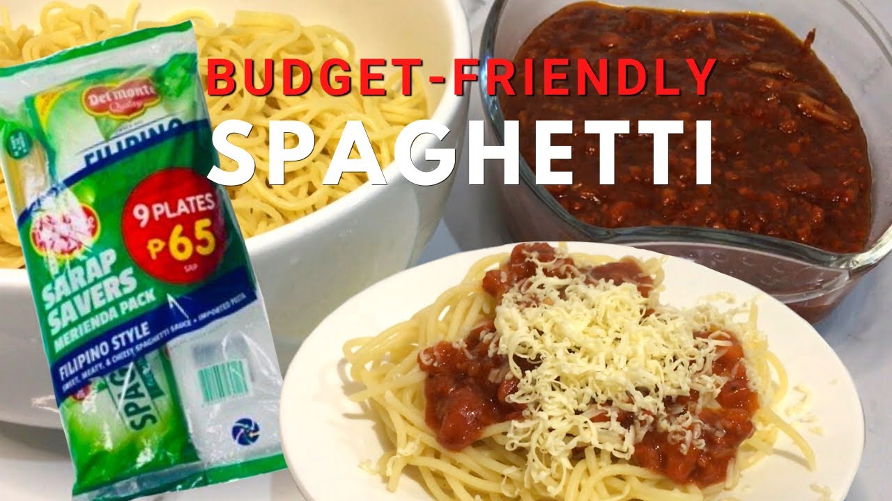BUDGET SPAGHETTI | FILIPINO STYLE SPAGHETTI | Simply Delicious 🤤 - YouTube