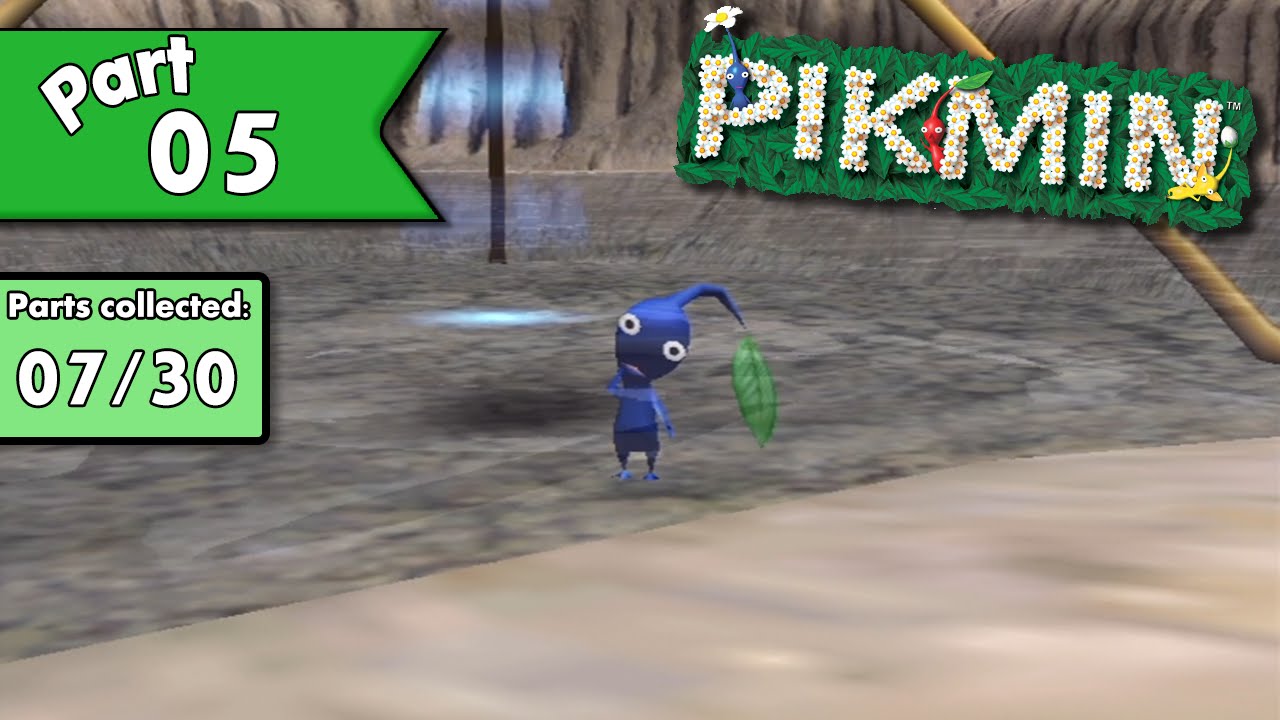 Pikmin 100% walkthrough - Part 5 - Fired Up, Watered Down! - YouTube