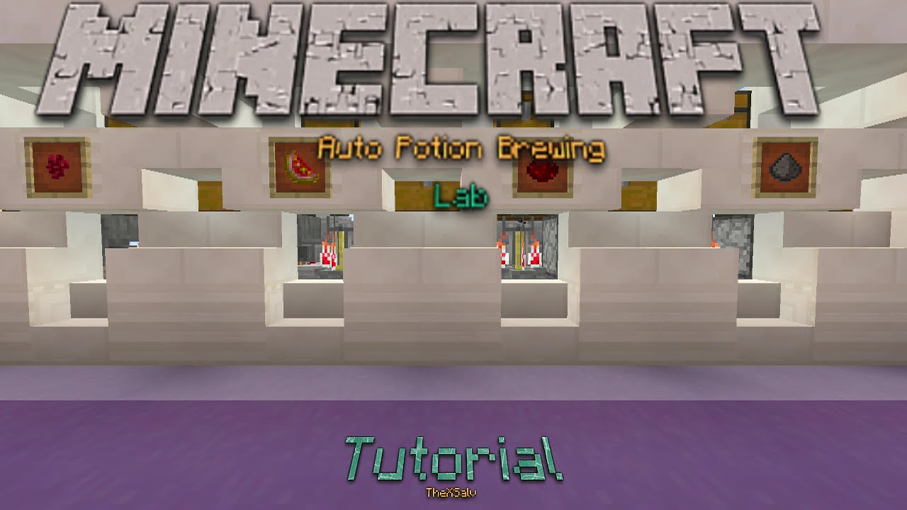 Minecraft Xbox One Automatic Potion Brewing Lab Tutorial(Ethoslab ...