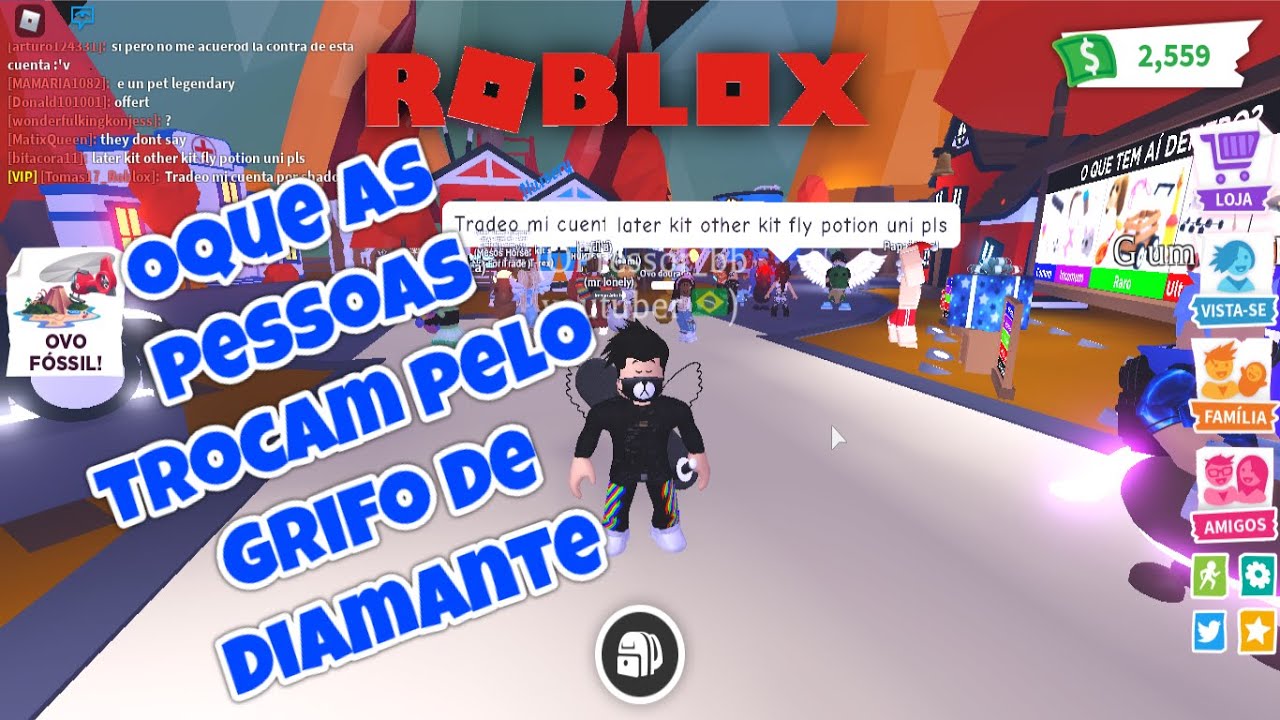 Roblox - oque as pessoas trocam pelo grifo de diamante (diamond griffin ...