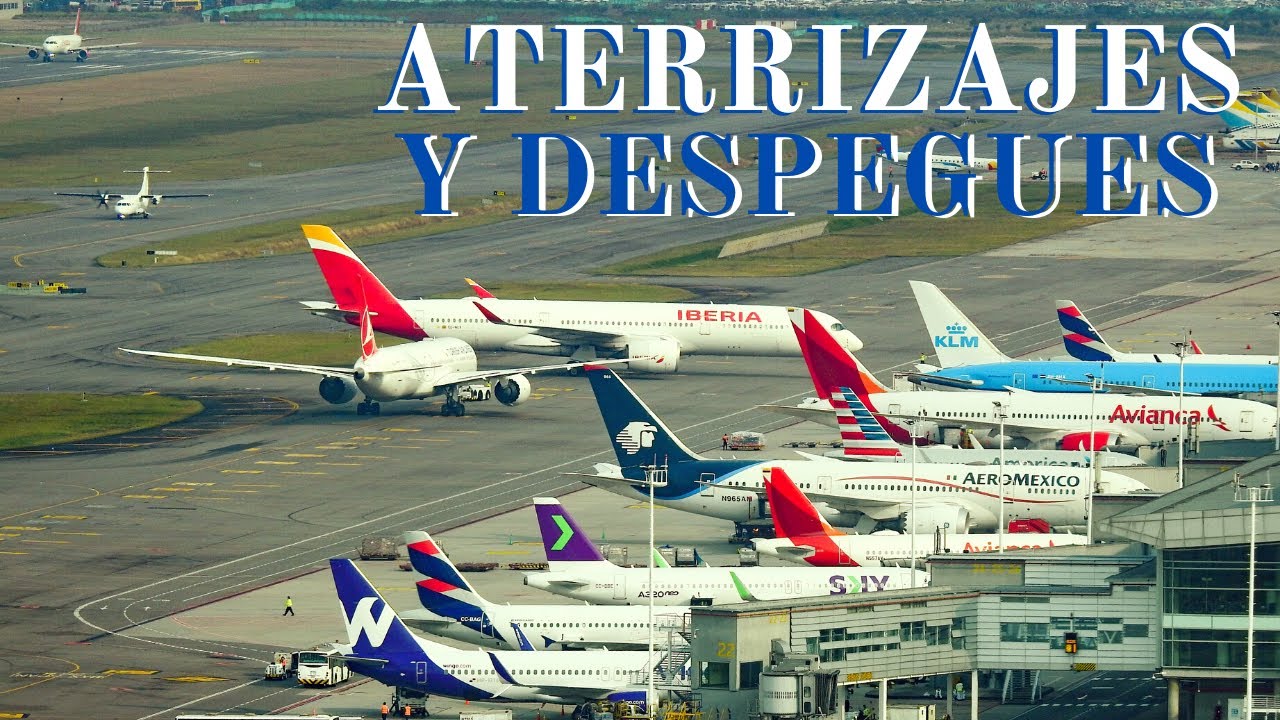 Salidas y llegadas Aeropuerto Internacional El Dorado | - YouTube