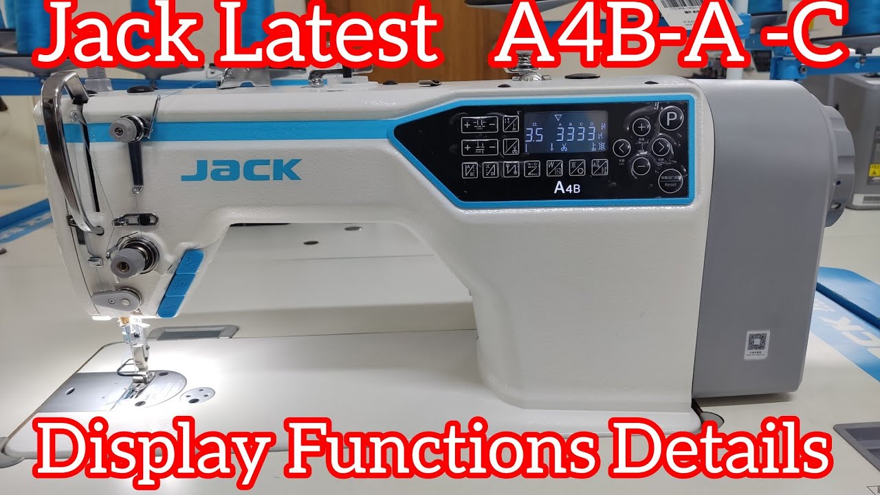 JACK A4B-A (Latest) Display Functions Details. - YouTube