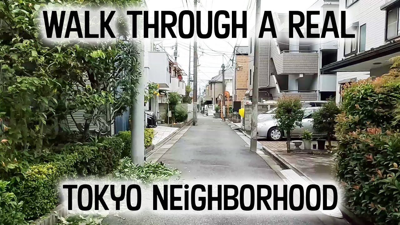 Life in Tokyo | City Walk Around My Neighborhood - YouTube