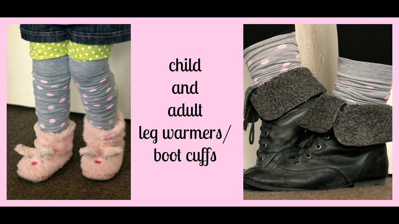Child and Adult leg warmers/boot cuffs easy tutorial |amysvintagelife ...