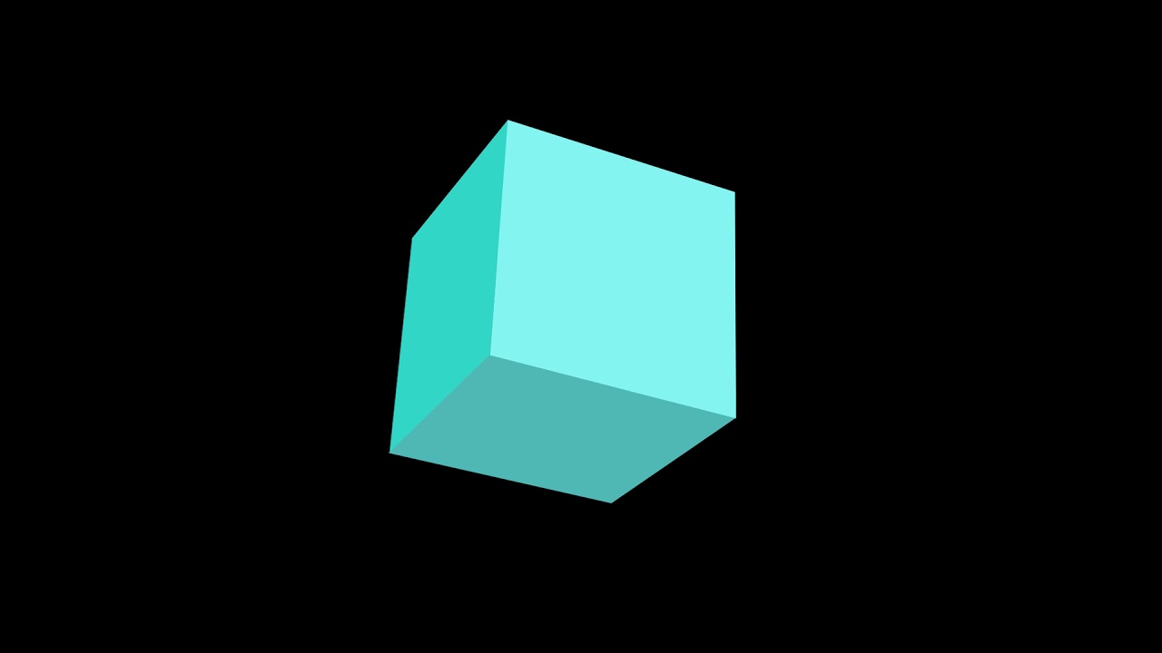 Animation Project{3D_Cube} - YouTube