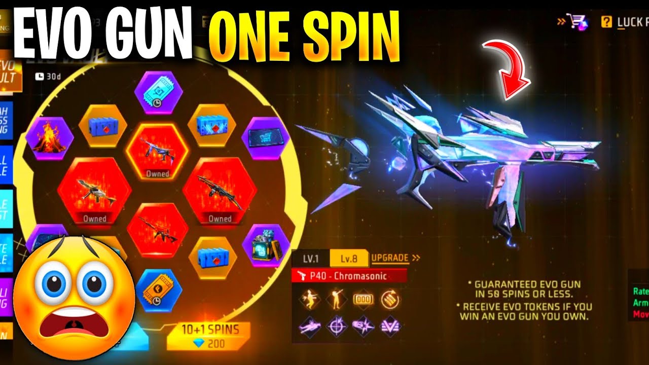 All Evo Gun In One Spin | New Evo Vault Event - YouTube